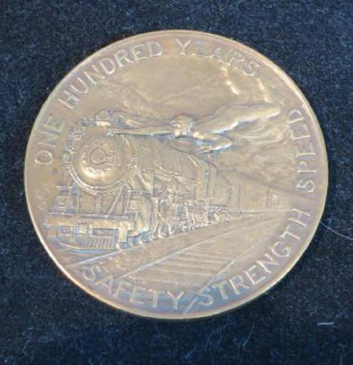 Bronze Medallion Baltimore & Ohio Railroad 1827 1927: