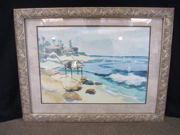 C28 3 Signed "j. Milford Ellison" Watercolor