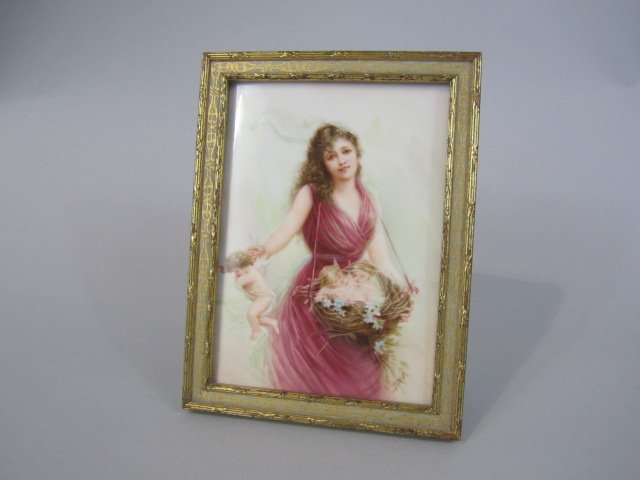 G90 2 Kpm Plaque Signed Welgel