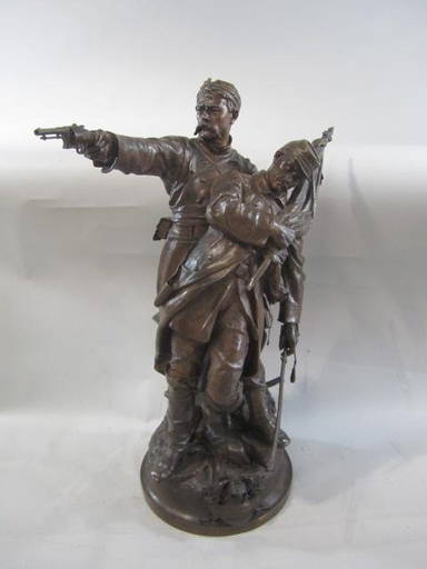 Monumental Bronze By Jean Louis Gregoire