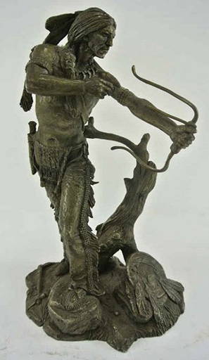 Pewter Sioux Hunter By Jim Punter