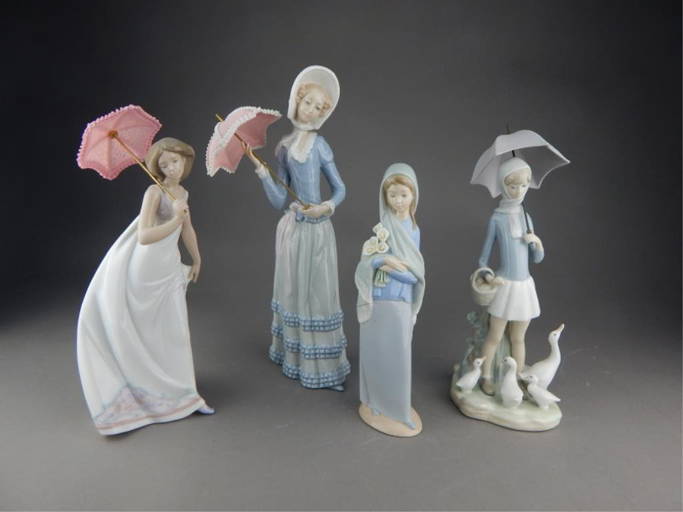 Lladro Collection Of Four Lladro Figurines
