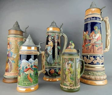 Gerz West Germany Beer Steins