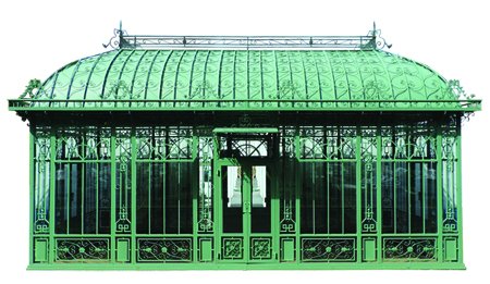 Wrought iron garden room / solarium
