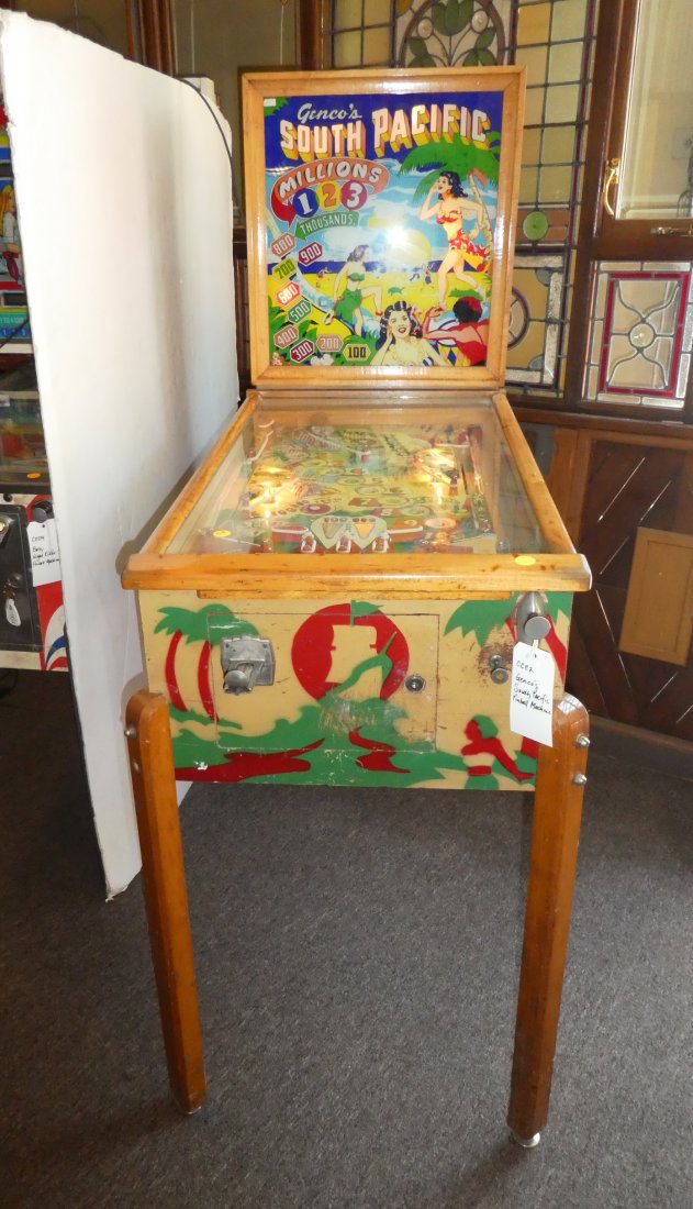 Genco South Pacific pinball machine