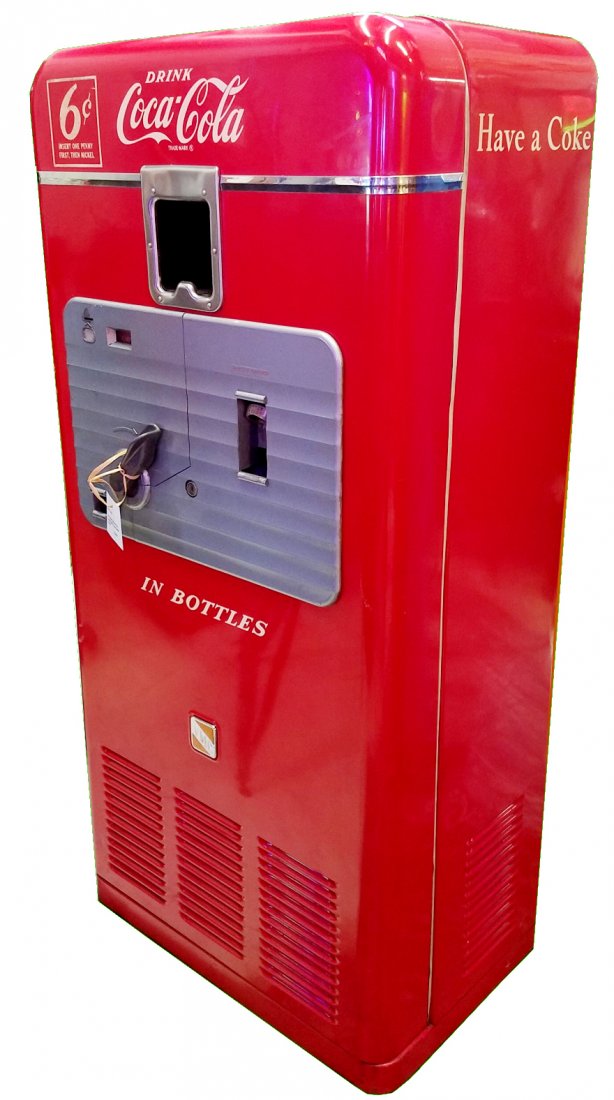 Vendo 27A 6 cent semi-restored Coke machine