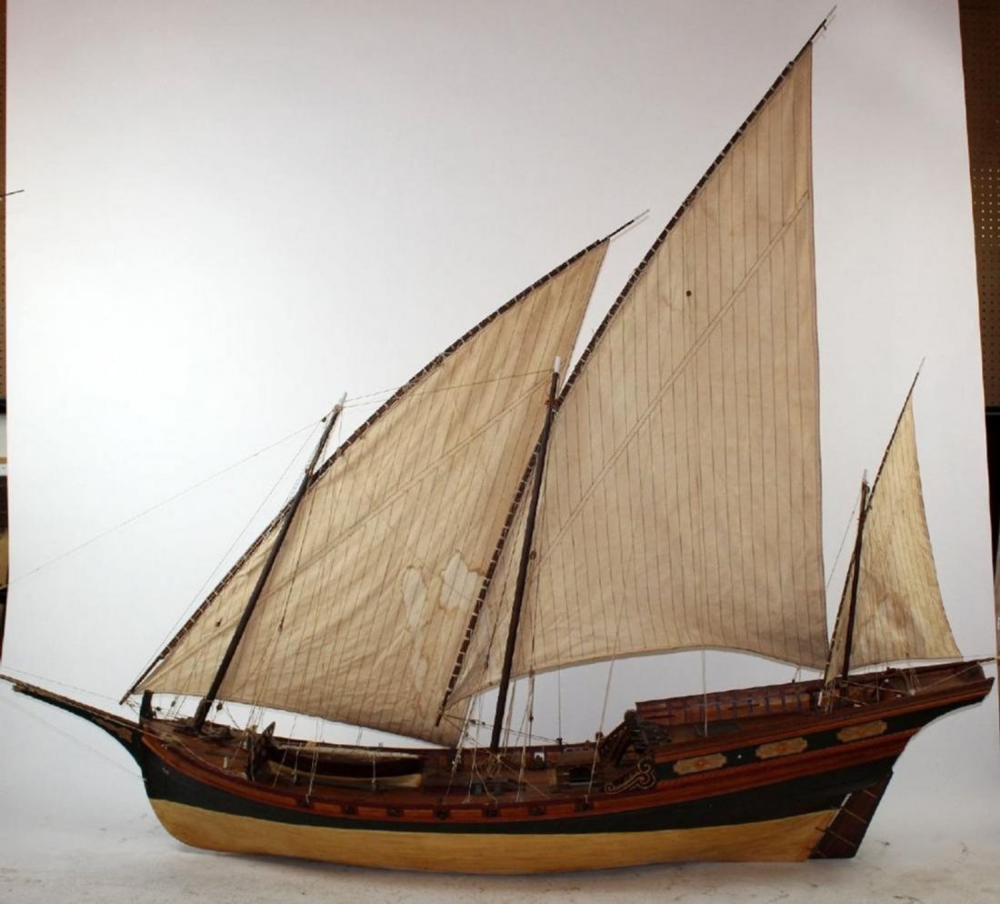 1/18 scale model of the Sailing frigate ship Aldebaran