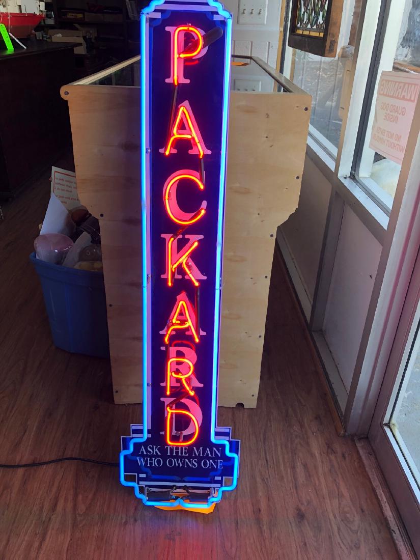 Packard neon sign (contempoprary) - Dec 09, 2018 | Red Baron Antiques in GA