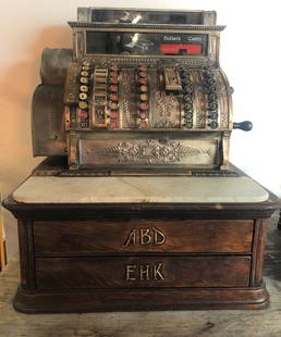 Miniature Ncr Cash Register Clock