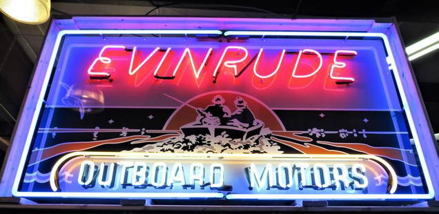 Rare Mercury Outboard Motors Neon Sign