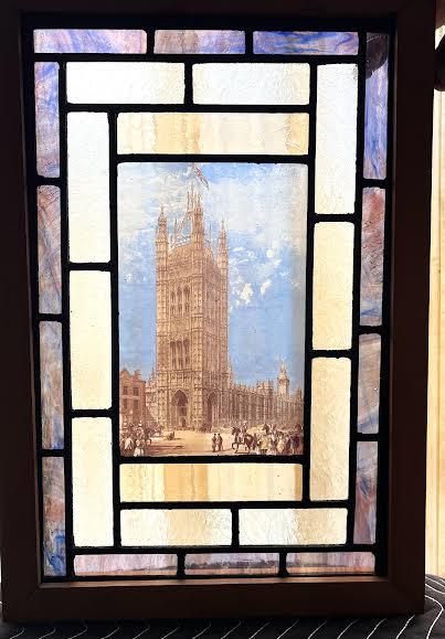 English Stained Glass Window with Scene of Parliament (#0003) on Jan 14 ...