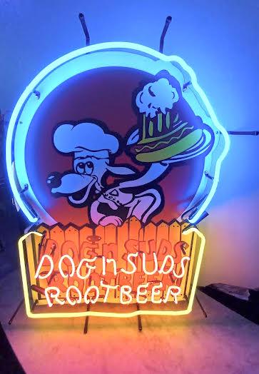 Dog N Suds Root Beer Neon Sign (#0140) on Jan 14, 2023 | Red Baron ...