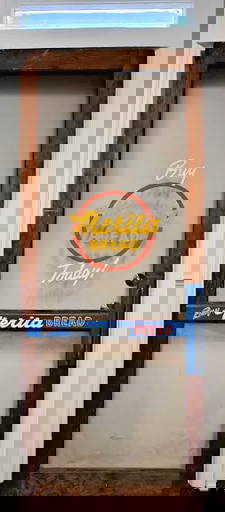 Merita Bread Screen Door With Porcelain Push Plate