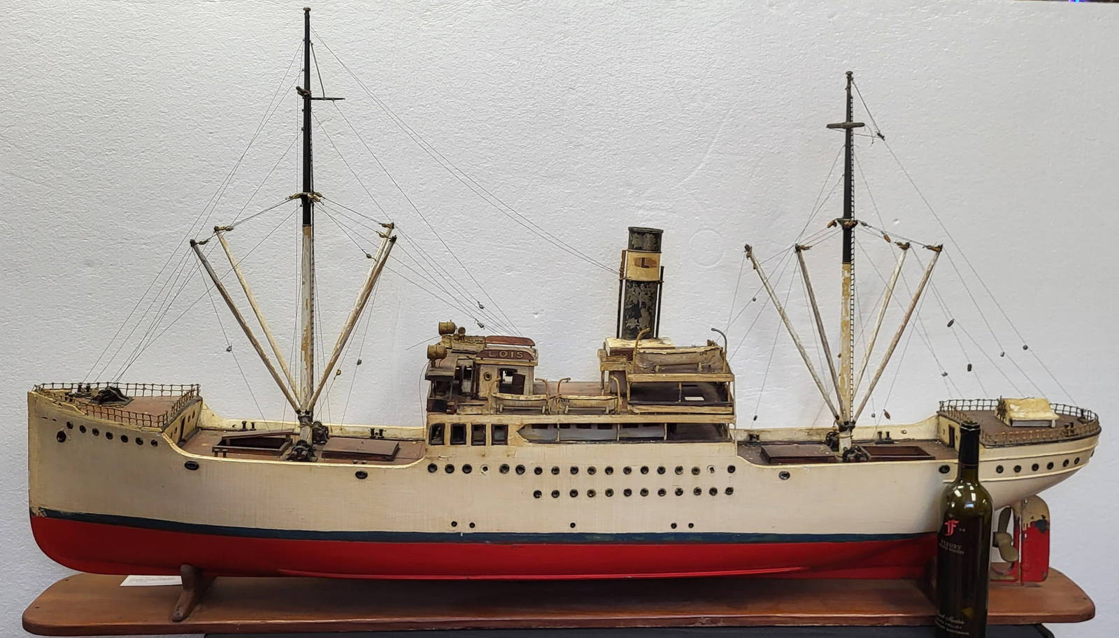 Buy Ship Model Of A Single Stack Steam Ship | Red Baron Antiques In Ga