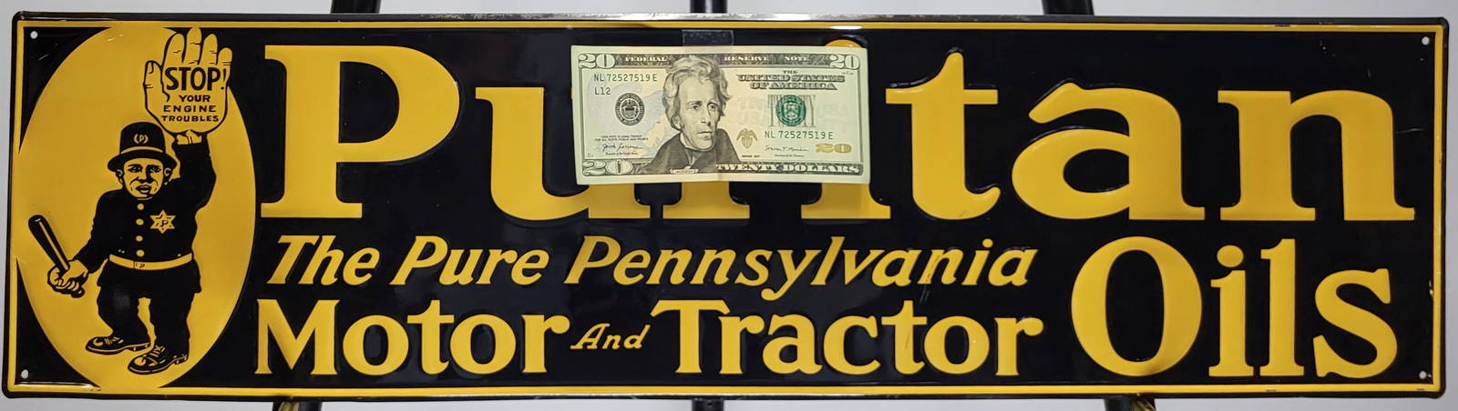 Puritan Oil Sign