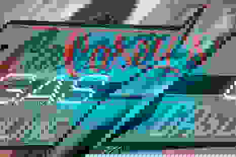 Casey's Gas Station Neon Sign. Auction