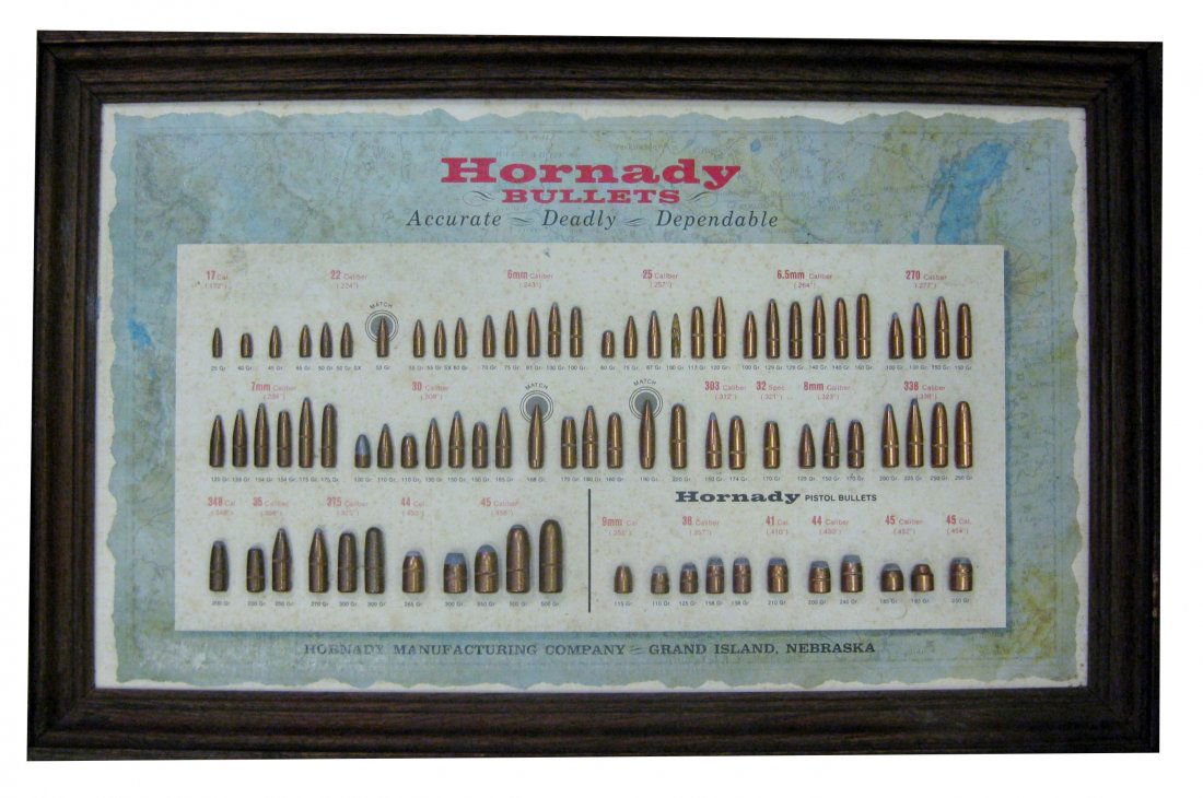 Original Hornady Bullet Board - Sep 29, 2012 | Red Baron Antiques in GA