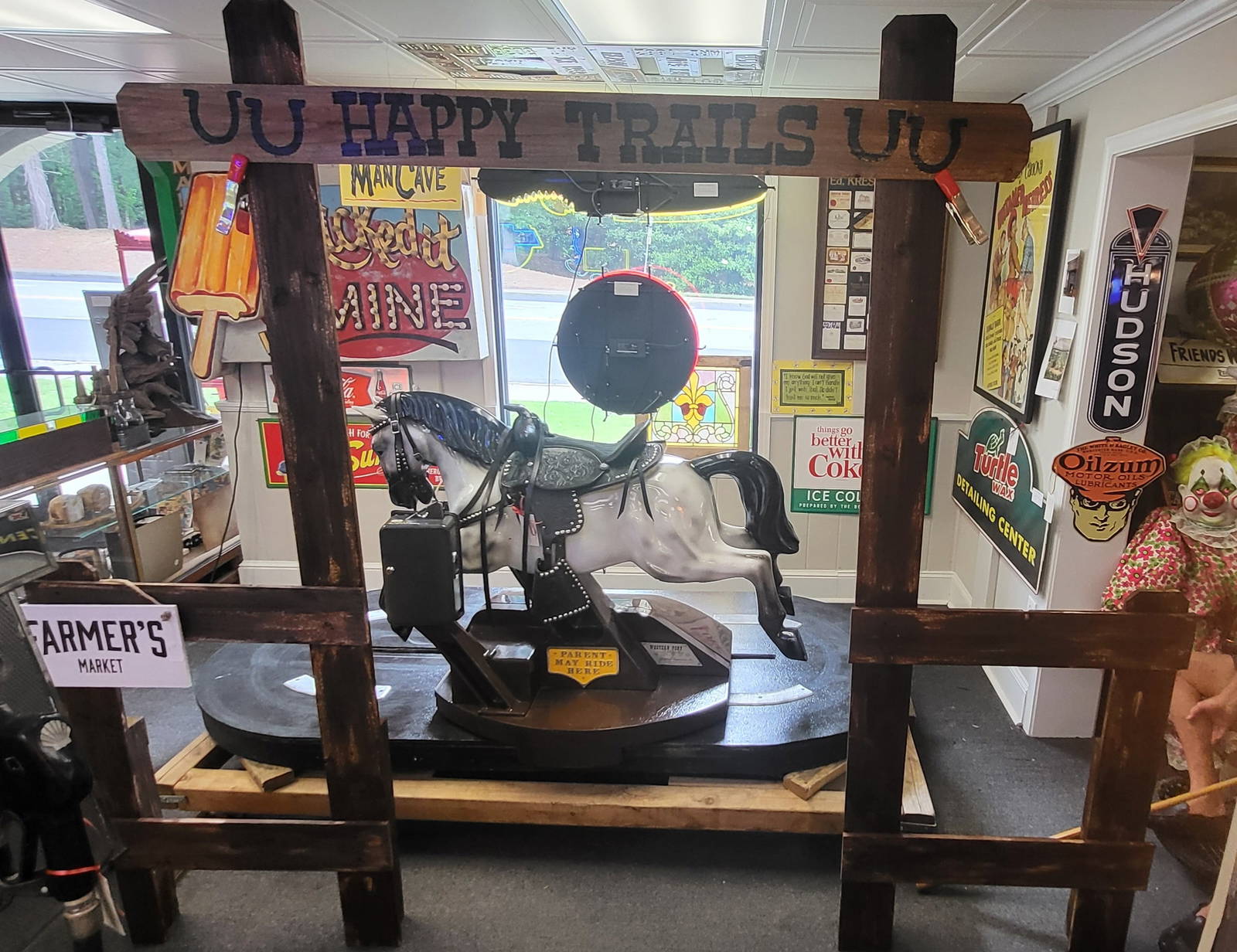 Very Rare Western Pony Kiddie Ride Auction
