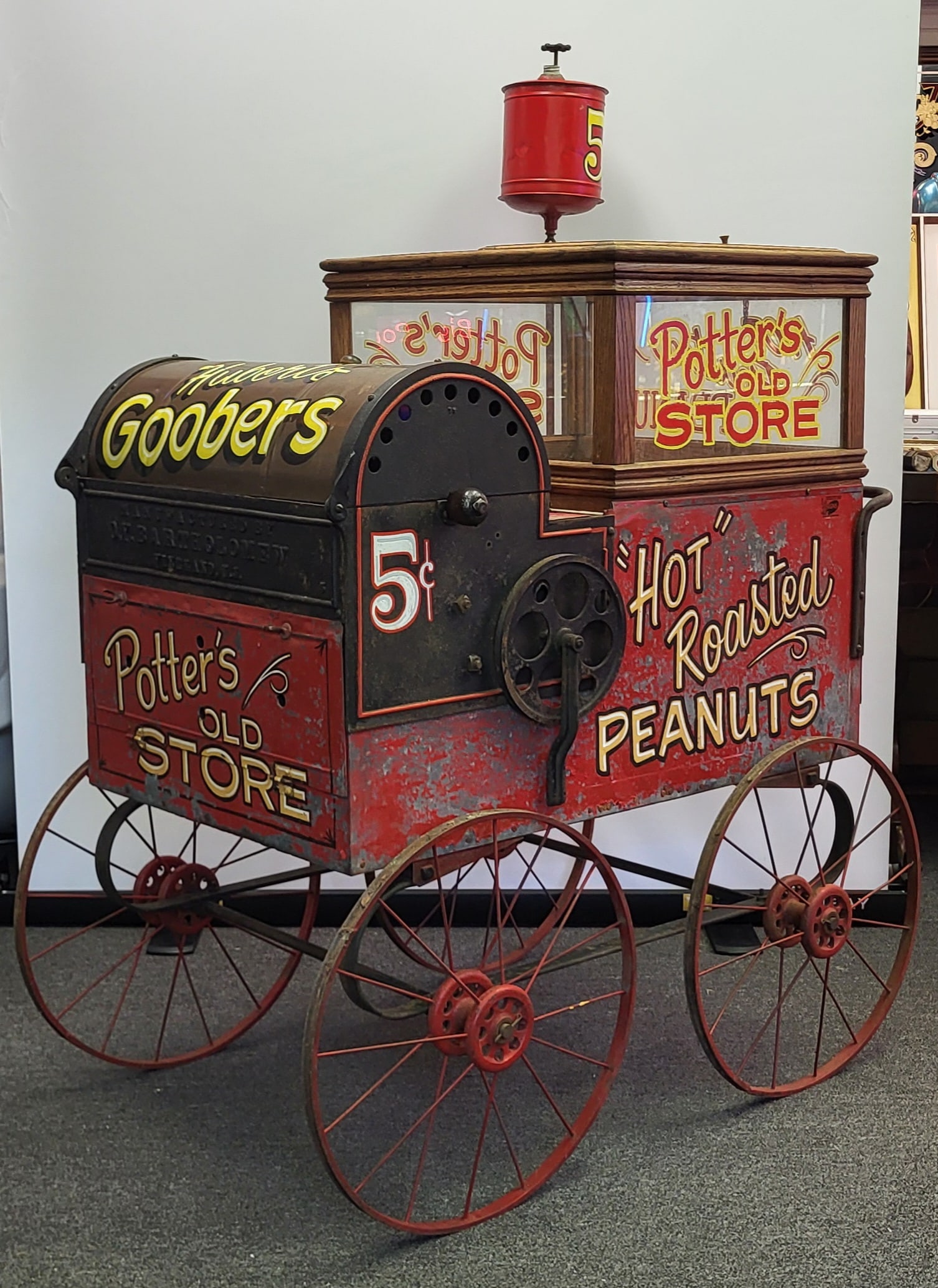 Potter's Peanut Roasting Cart Circa 1880 - Jun 14, 2025 | Red Baron ...