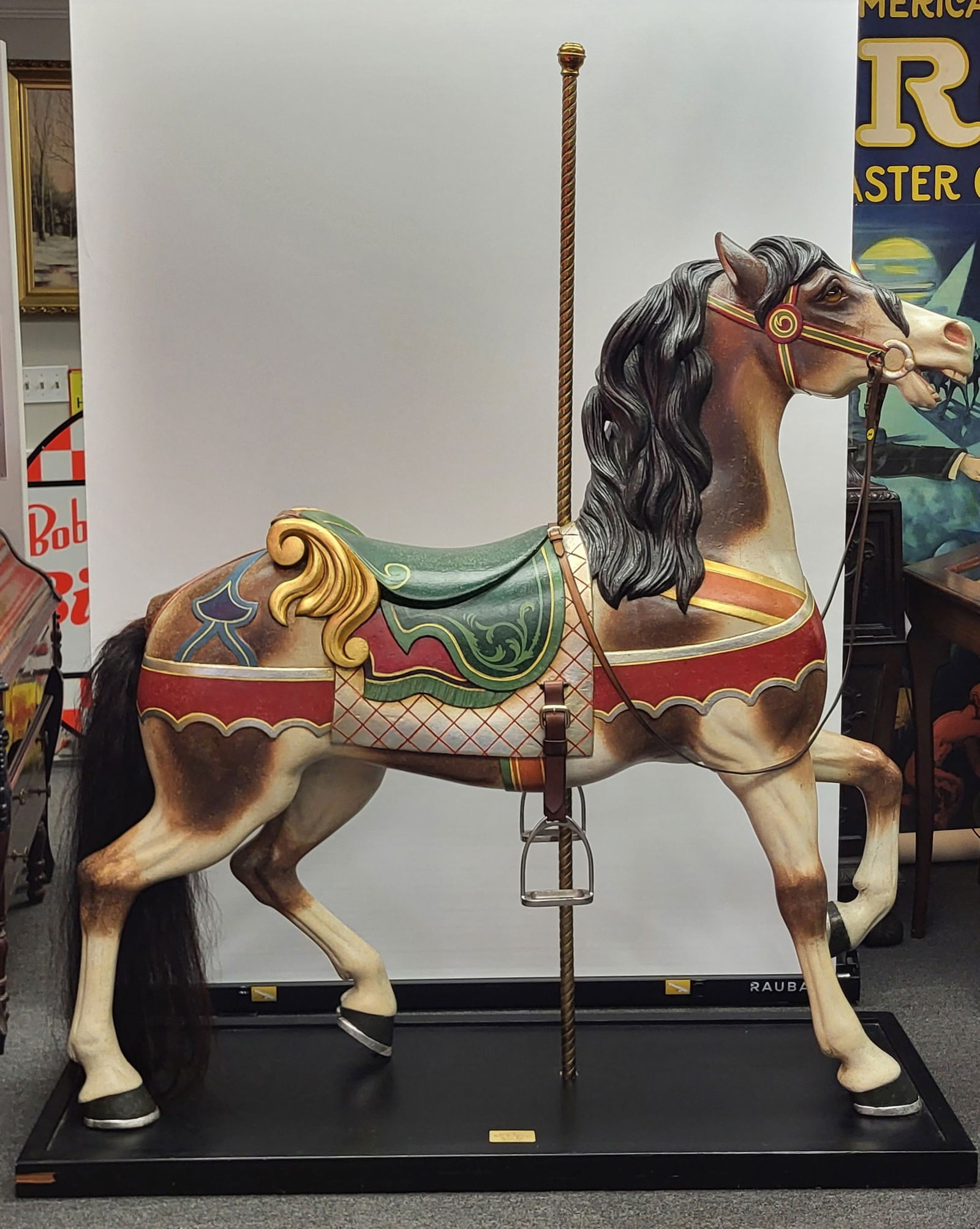 Dentzel Carousel Horse, Outside Row Design, Provenance Milhous ...