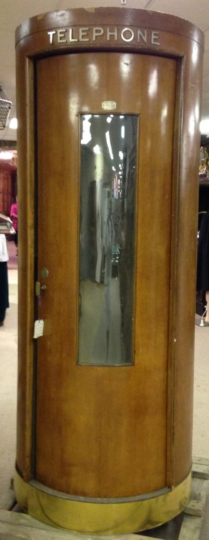 Antique Parisan phone booth