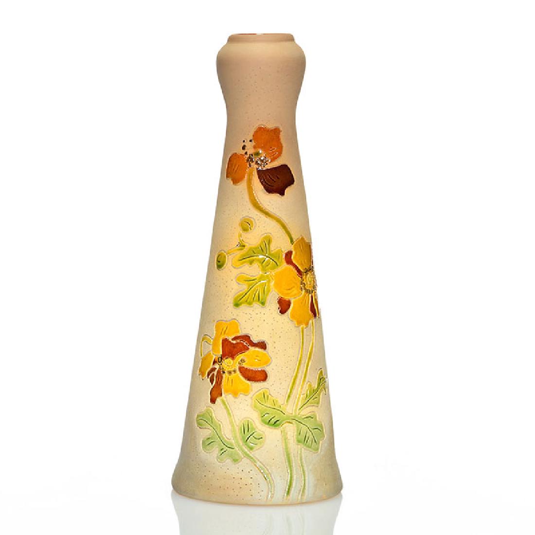 Roseville Rozane ware Woodland vase, 10 7/8 inches,