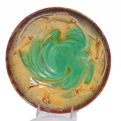 Fulper Fish bowl, flambe’ 2 7/8 x 11 3/8” - Nov 03, 2018 | Humler ...