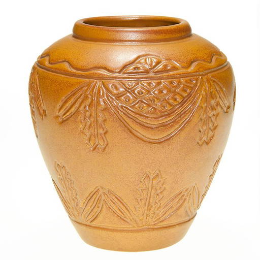 UND vase with carved yucca flowers, swags, 5 1/8” - Nov 09, 2013 ...