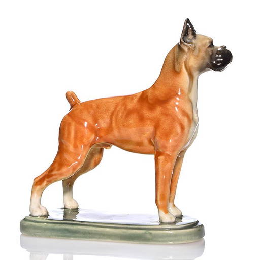 Rookwood Boxer Dog Figure, 1944, 10 1/2 X 9"