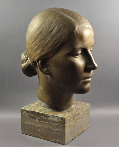 Schmid Ehmen, Kurt, Women`s Bust "herta" Bronze