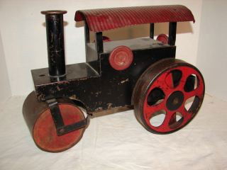 2: Large Steelcraft Metal Steam Roller Toy Truck