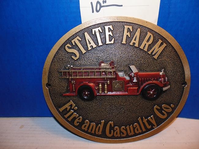 State Farm Insurance Fire Marker