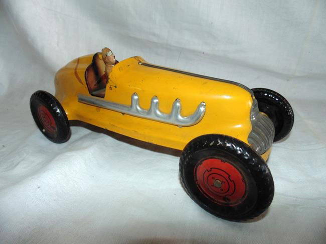 Marx Yellow Race Car