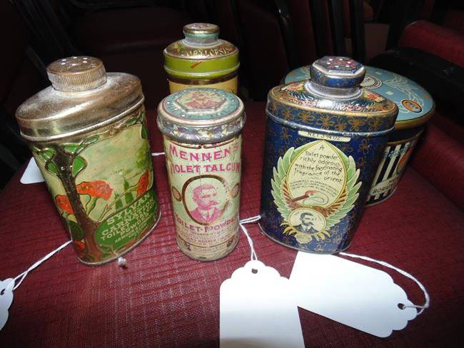 Talcum Powder Tins