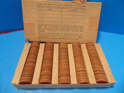 World War 2 Ration Tokens