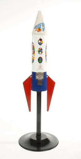 Retro Rocket Gum Ball Vending Machine By Lypc