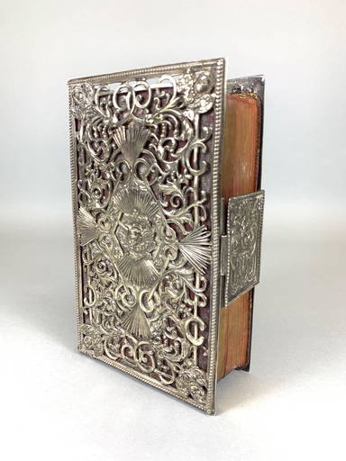 19th Century Silver Book Cover With Hallmarks