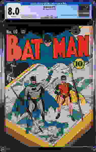 Batman No. 10 (dc, 4-5/1942) Cgc 8 White Pages Auction