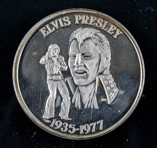 Us Elvis Presley Fine Silver (.999) Medallion