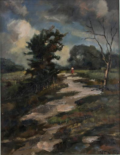 Oil On Canvas Ints Bulitis 20th C. British