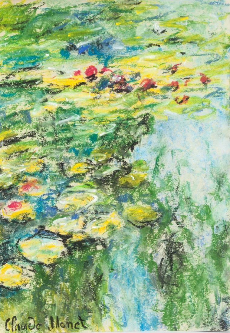 Claude Monet French 1840-1926 Tempera & Pastel