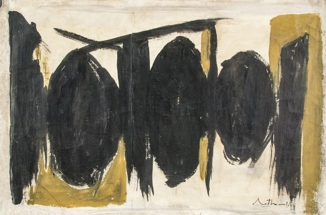 ROBERT MOTHERWELL US 1915-1991 OOC Abstract