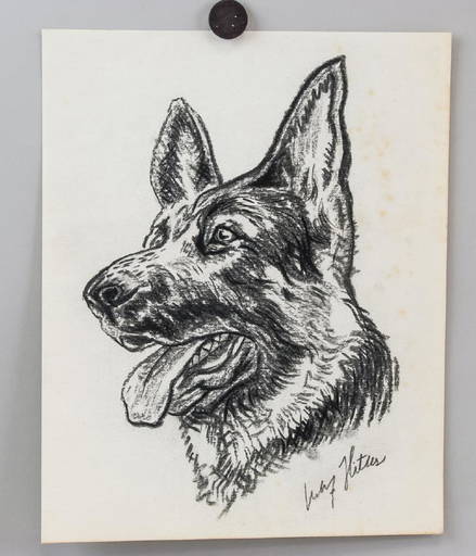 Adolf Hitler German 1889 1945 Graphite On Paper