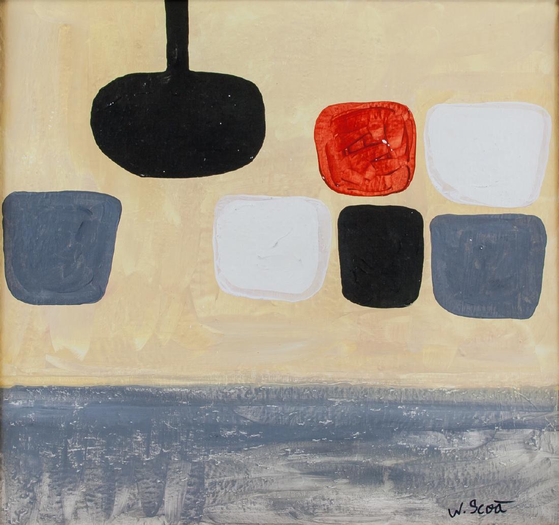 WILLIAM SCOTT British 1913-1989 Oil on Canvas