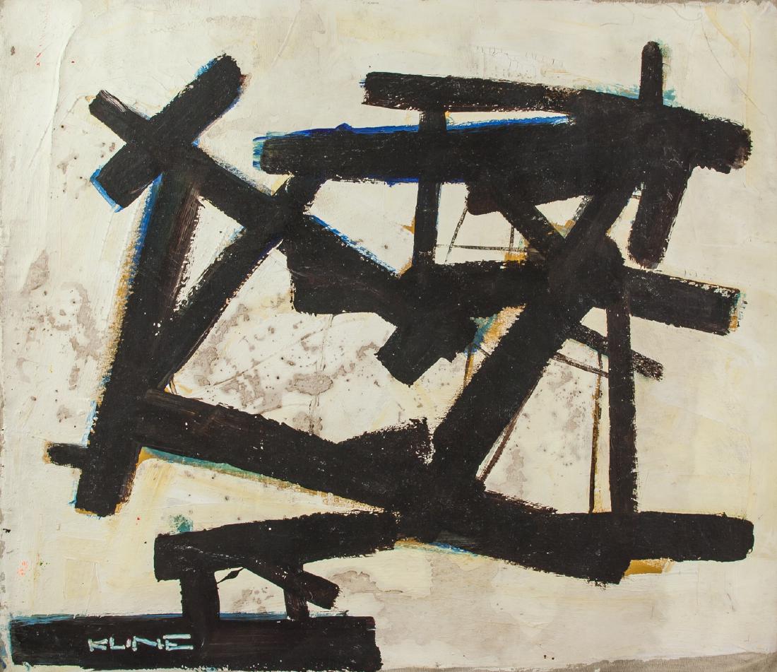 Franz Kline American 1910 1962 Oil On Canvas