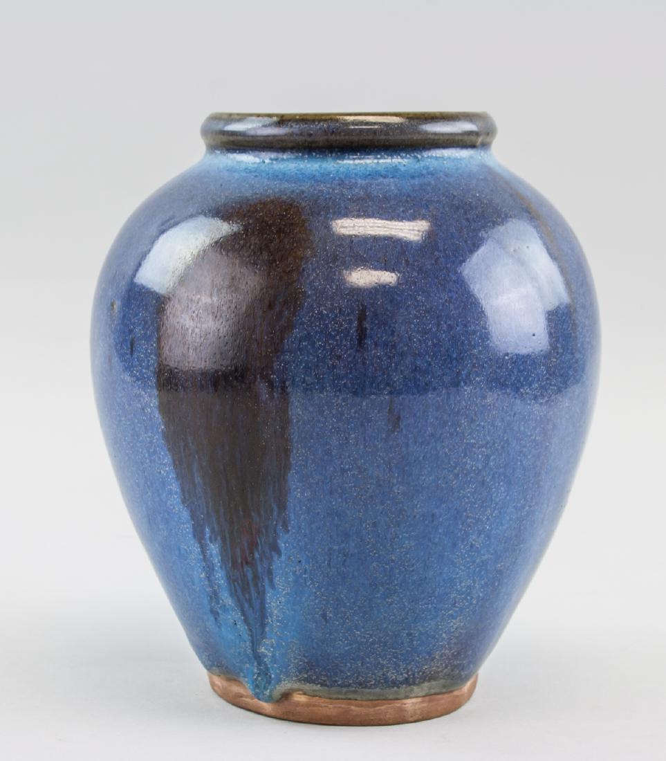 Chinese Junyao Style Flambe Glazed Porcelain Jar