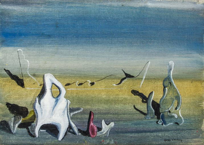 Attr. Yves Tanguy French 1900 1955 Ooc Surrealist