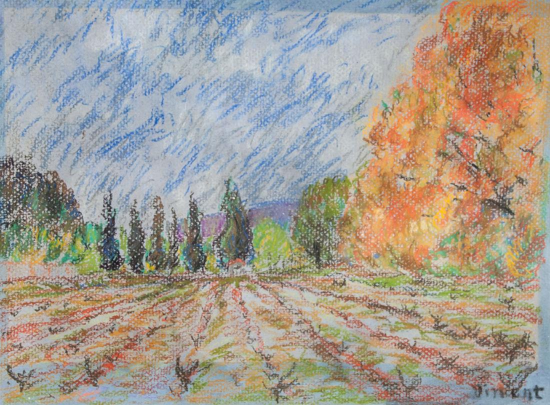 Attr. VINCENT VAN GOGH Dutch 1853-1890 Pastel