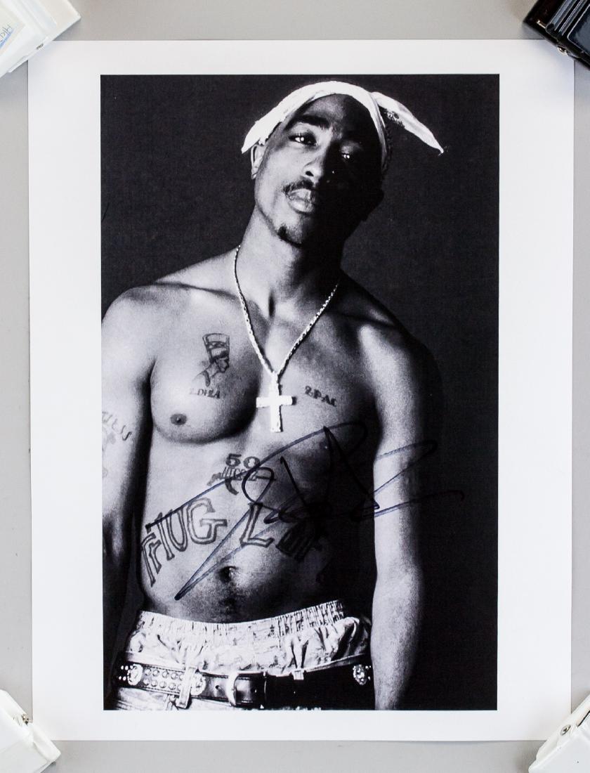 Signed Autographed Photograph of Tupac Shakur