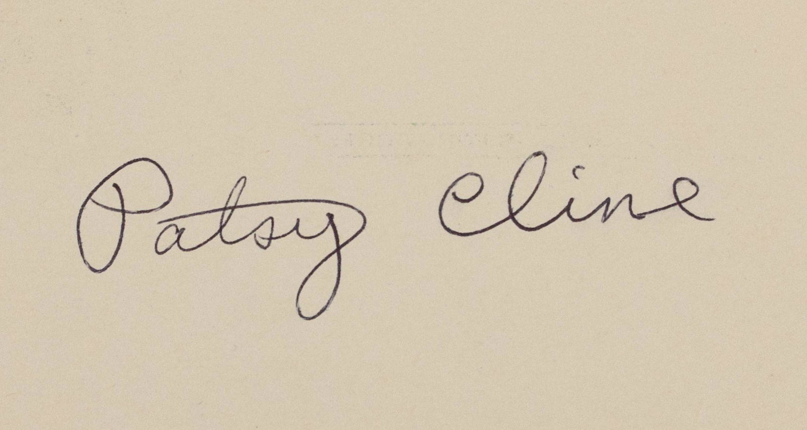 Patsy Cline Autographed Cut Card JSA Letter - Sep 26, 2019 | 888 ...